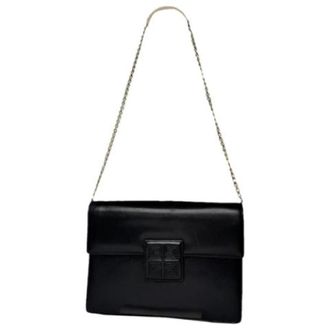 Givenchy Sac bandouli&egrave;re en cuir Pre-owned - Femme - Pre-owned - Noir - Taille: ONE Size