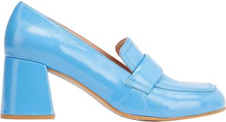 8 by YOOX PATENT LEATHER HEELED LOAFER