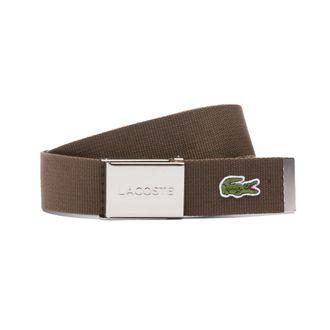 Lacoste G&uuml;rtel - Lacoste LACOSTE Herren G&uuml;rtel aus Stoff - sch&ouml;nes - Gr. 100 CM - in Braun - f&uuml;r Damen