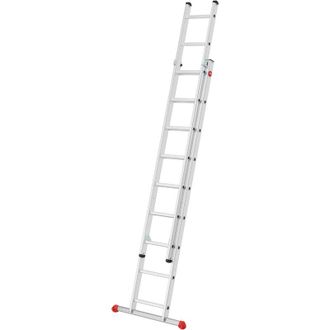 Hailo Aluminium-Schiebeleiter S80 ProfiStep duo 2 x 9 Sprossen