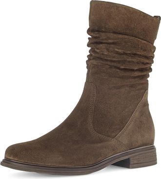 Gabor Damen Chelsea Boots, Frauen Stiefeletten,halbstiefel,Kurzstiefel,uebergangsschuhe,uebergangsstiefel,flach,Whisky (Flausch),38.5 EU / 5.5 UK