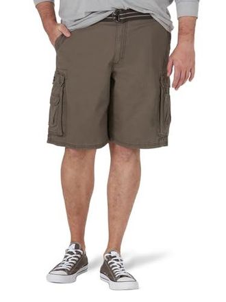 Lee Mens Dungarees New Belted Wyoming Cargo Short, Vapor, 36