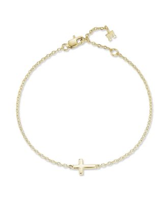 Mateo Bijoux bracelet Mini Cross en or 14ct
