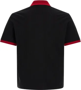 Versace Cotton Piqu&eacute; Polo Shirt - Black