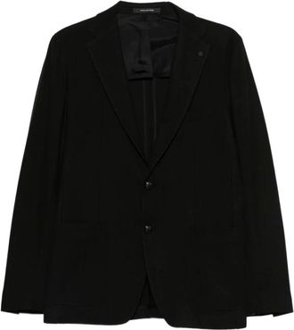Tagliatore Homme, Vestes, Noir, Taille: 2XL Veste crois&eacute;e &agrave; deux boutons