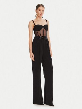 Elisabetta Franchi Jumpsuit TU-057-56E2 Schwarz Regular Fit