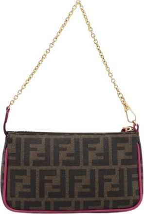 Fendi Pre-owned Vintage Clutch - Femme - Pre-owned - Brun - Taille: ONE Size