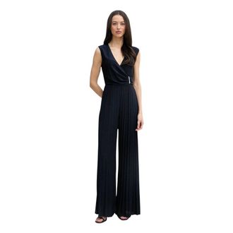 Gaud&igrave; Gefalteter Wickel-Jumpsuit - - Jumpsuits & Playsuits - Damen - Blau - S