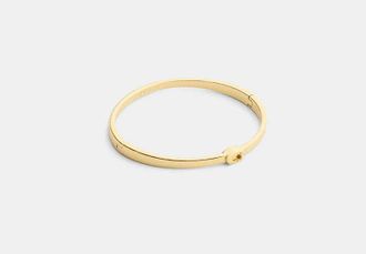 Coach D&uuml;nner Signature-Armreif Mit Scharnierverschluss