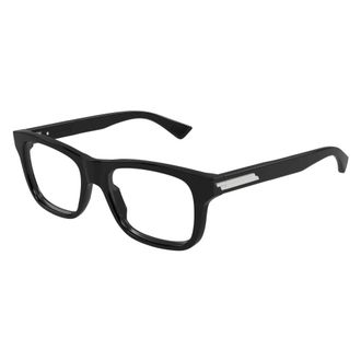 Bottega Veneta Lunettes rectangulaires - unisex - Accessoires - Noir - Taille: 52 MM