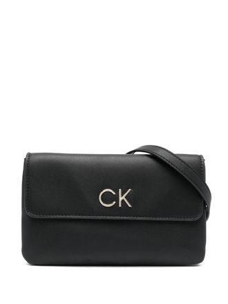 Calvin Klein sac &agrave; bandouli&egrave;re Re-Lock Double - Noir