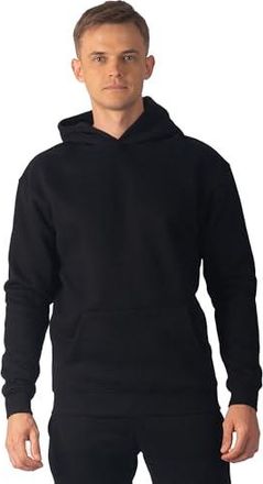 Carlheim Mens Hoodie Hudson Lounge, Black, XX-Large