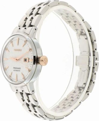 Seiko Femme, Accessoires, Blanc, Taille: ONE Size Unisex - Sre009J1 - Montre pour femme Presage Automatique 3 Aiguilles