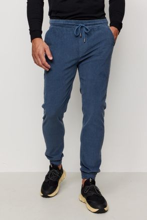 recolution Recolution Herren vegan Jogginghose Chinos Kord Cyperus Dunkles Arktisblau