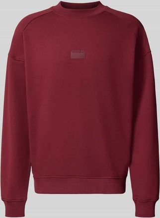 HUGO BOSS Regular Fit Sweatshirt aus reiner Baumwolle Modell DELASTCREW