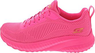 Skechers Bobs Squad Chaos Face Off Sneaker f&uuml;r Damen, neon pink, 36 EU
