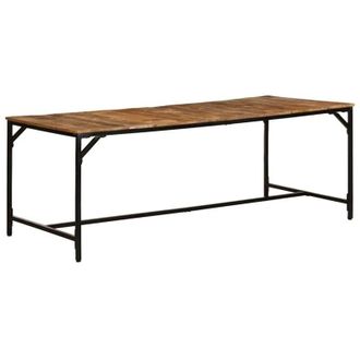 vidaXL Esstisch 200x100x75 cm Raues Massivholz Mango Vidaxl