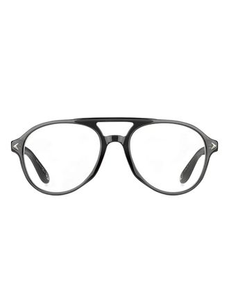 Givenchy lunettes de vue à monture pilote - Noir