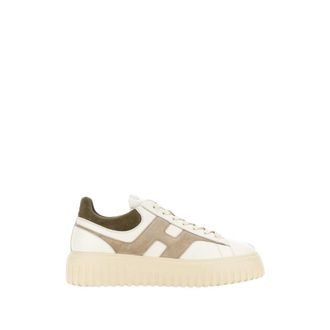 Hogan Homme, Chaussures, Blanc, Taille: 42 EU Baskets H-Stripes