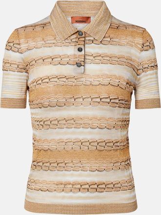 Missoni Polohemd aus H&auml;kelstrick
