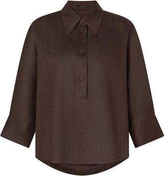 Windsor Damen Bluse aus Leinen