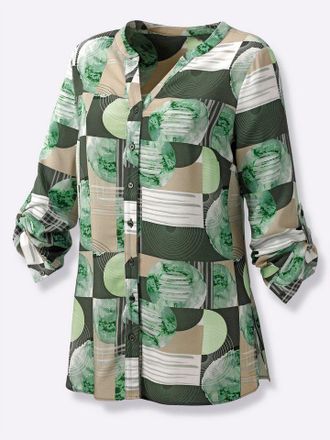 Cr&eacute;ation L Klassische Bluse Longbluse Langarm