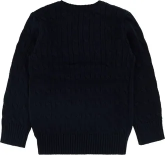 Polo Ralph Lauren Cable-Knit Crew Neck Sweater - Navy