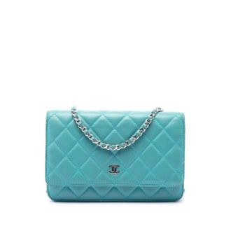 Chanel Pre-owned Wallet on Chain - - Pre-owned - Damen - Blau - ONE SIZE