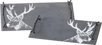 Boltze Moritz Tablett schwarz 40cm (1 St&uuml;ck)