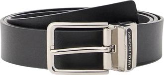 A|X Armani Exchange Homme, Accessoires, Noir, Taille: ONE Size Ceinture R&eacute;versible