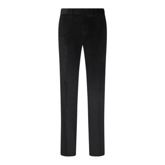 Lardini Homme, Pantalons, Noir, Taille: 2XL Pantalon en Velours Côtelé Noir. Confort Élégant