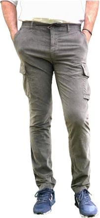 Mason's Homme, Pantalons, Gris, Taille: XL Cargo velours Masons - Taille: 44IT,Couleur fournisseur: Verde,Mati&egrave;re: Velours