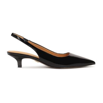 Kazar Schwarze lackierte niedrige Absatzpumps - - Shoes - Damen - Schwarzk - 37 EU