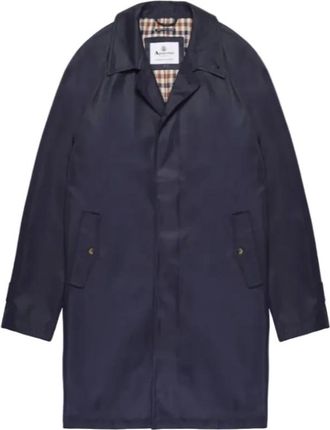 Aquascutum Homme, Manteaux, Bleu, Taille: M Archival Mac Coat