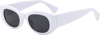 Generic Lunettes De Soleil For Femmes En Vacances, For Hommes For Les Sports Plein Air(White)