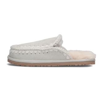 Mou Gem&uuml;tliche Eskimo Stitch Hausschuhe - - Shoes - Damen - Grau - 41 EU