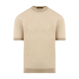 FILIPPO DE LAURENTIIS Herren, Strickwaren, Beige, 2XLGr&ouml;&szlig;e