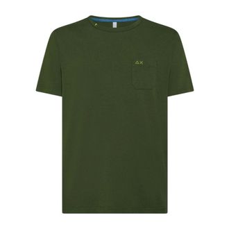 Sun 68 Homme, Tops, Vert, Taille: S T35101 T-Shirt