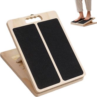 Generic Schrägbrett Aus Holz - Verstellbare Plantar-Stretchbretter, Wadendehnungsbrett Aus Holz, Professionelle Schrägbretter Für Die Wadendehnung| Für Traini