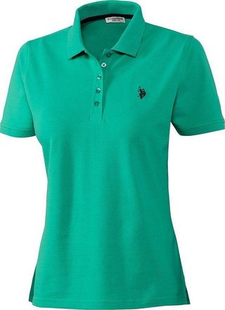 U.S.Polo Association Poloshirt Stretch-Piqué mit taillierte Passform