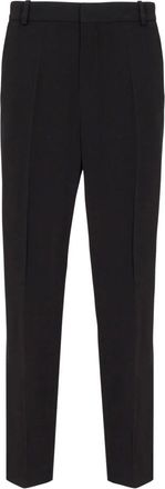 Balmain Homme, Pantalons, Noir, Taille: S Pantalon droit en cr&ecirc;pe