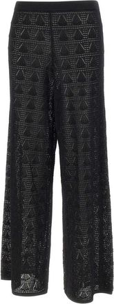Loulou Studio Femme, Pantalons, Noir, Taille: 40 FR Egeo Pantalons