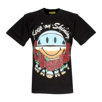 Market Strahlendes Smiley T-Shirt Schwarz Herren T-Shirt - - Tops - Herren - Schwarzk - L