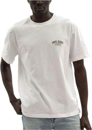 Pepe Jeans London Homme, Tops, Blanc, Taille: XL Mason T-Shirt