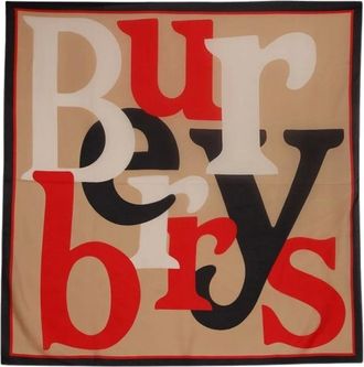 Burberry Carr&eacute; en soie et coton imprim&eacute; - Femme - Accessoires - Multicolore - Taille: ONE Size