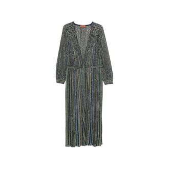 Missoni Sequin-embellished Striped Cardigan