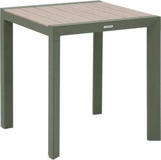 Hesperide Hesperide - Gartentisch Evasion Holzoptik Leinen & Lorbeergr&uuml;n 2 Sitzer lates aus Aluminium - Hesp&eacute;ride