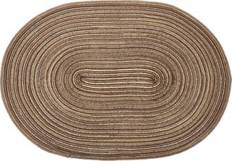 OSALADI Gewebtes Platzset aus Baumwollgarn Rustikales Tischset 50X35cm Hitzebest&auml;ndige Geschirrunterlage Rutschfestes Dekoratives Tischkissen f&uuml;r Esszimmer un