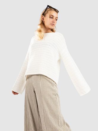 Rhythm Baklava Knit Strickpullover white