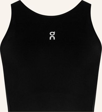 On Tank Top Court Crop schwarz